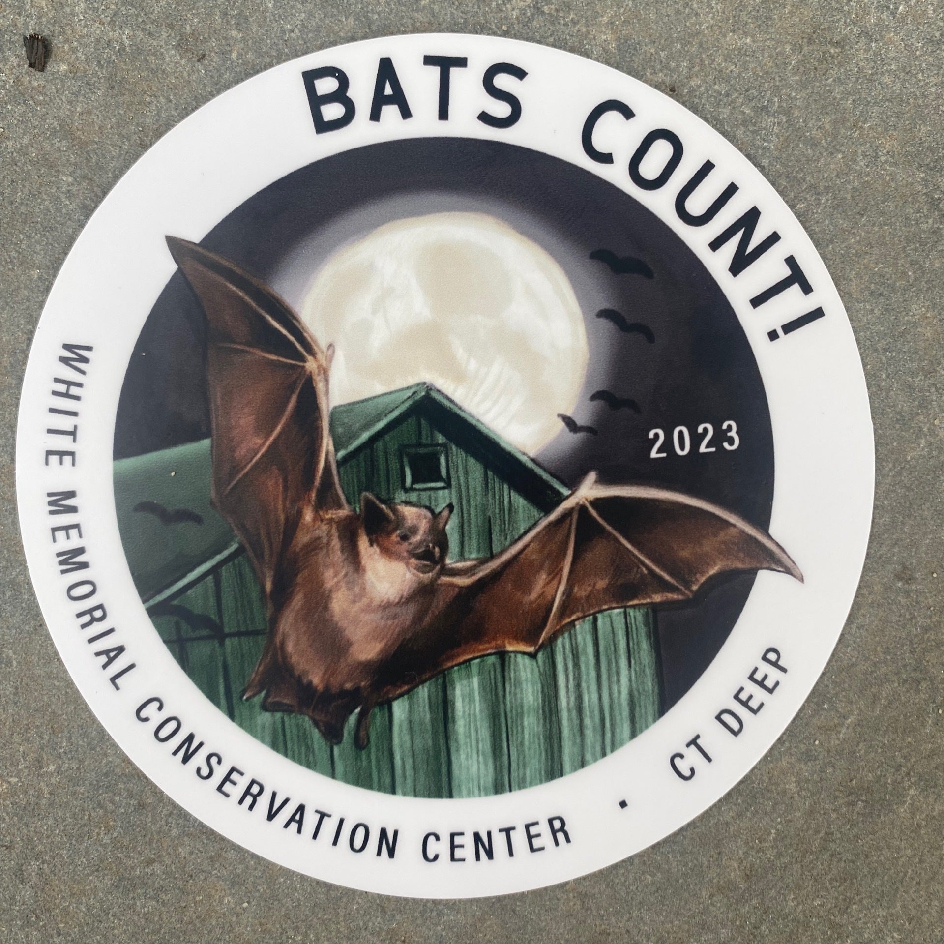 AS Bats Count! Sticker | White Memorial Conservation Center